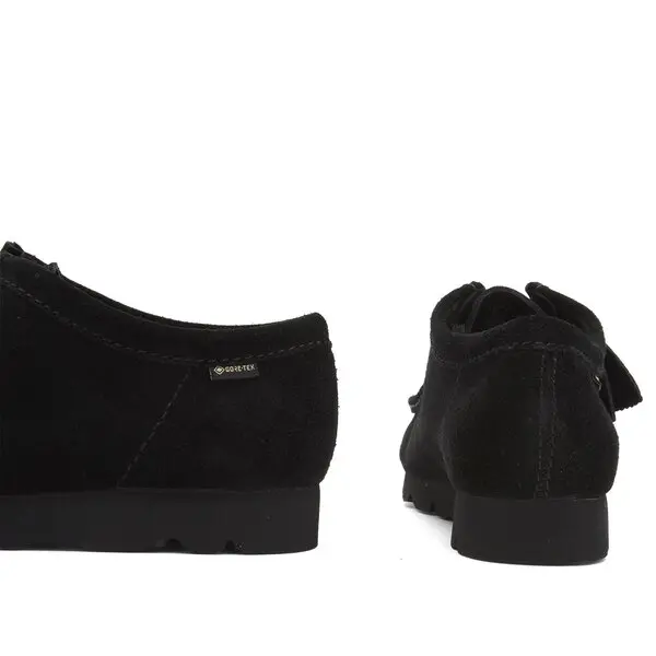 Clarks Wallabee Gtx Suede - Black Suede | Editorialist